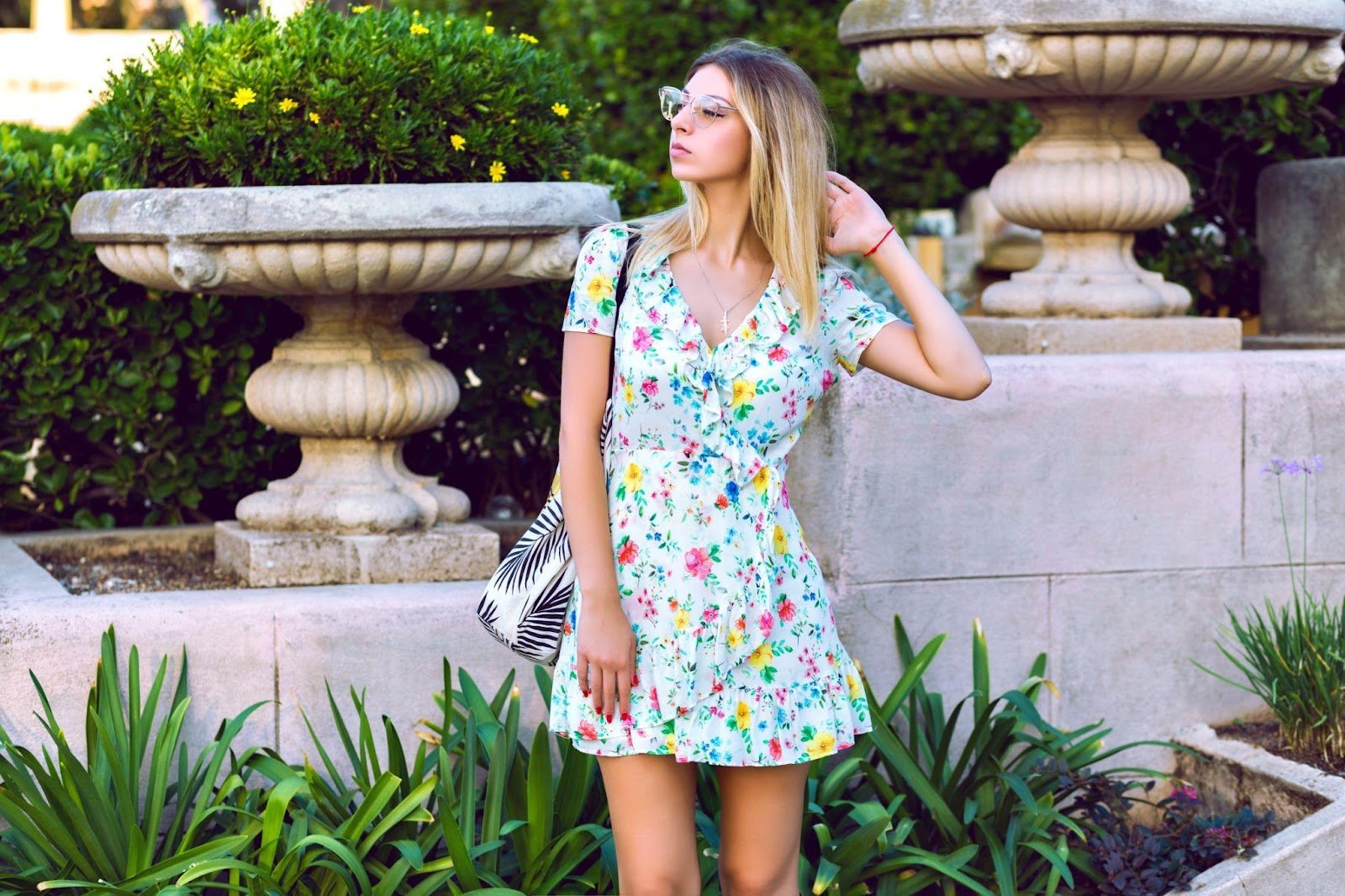 Trendy Floral Print Dresses and Essential Hair Care Tips